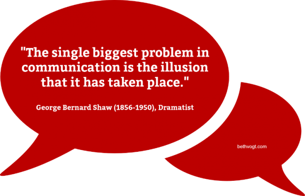 In Others' Words: The Illusion of Communication - Beth K. Vogt